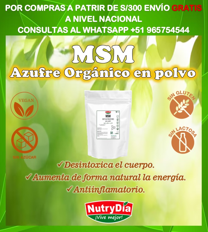 MSM – Nutrydía Perú
